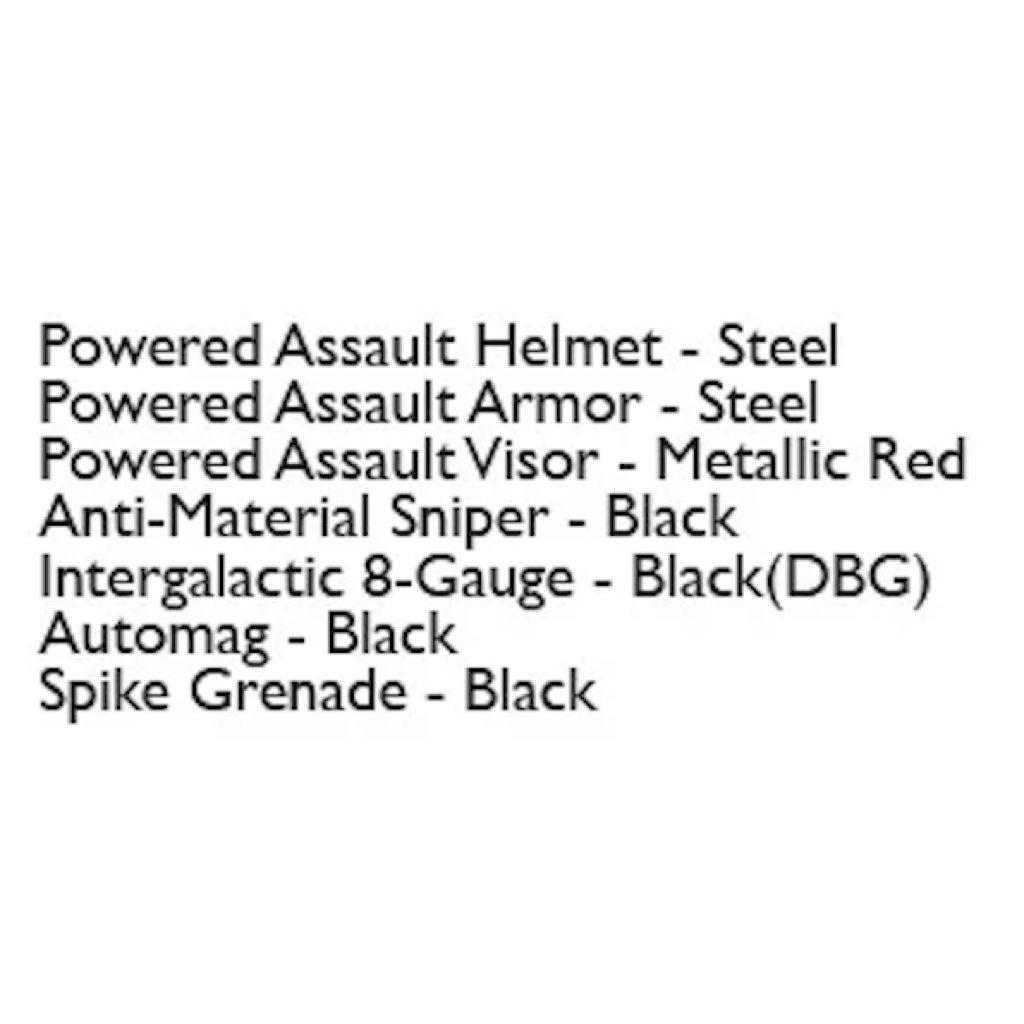 Powered Assault Commando - Steel - LEGO®-compatible Minifigure Accessory Pack – Bricks ...