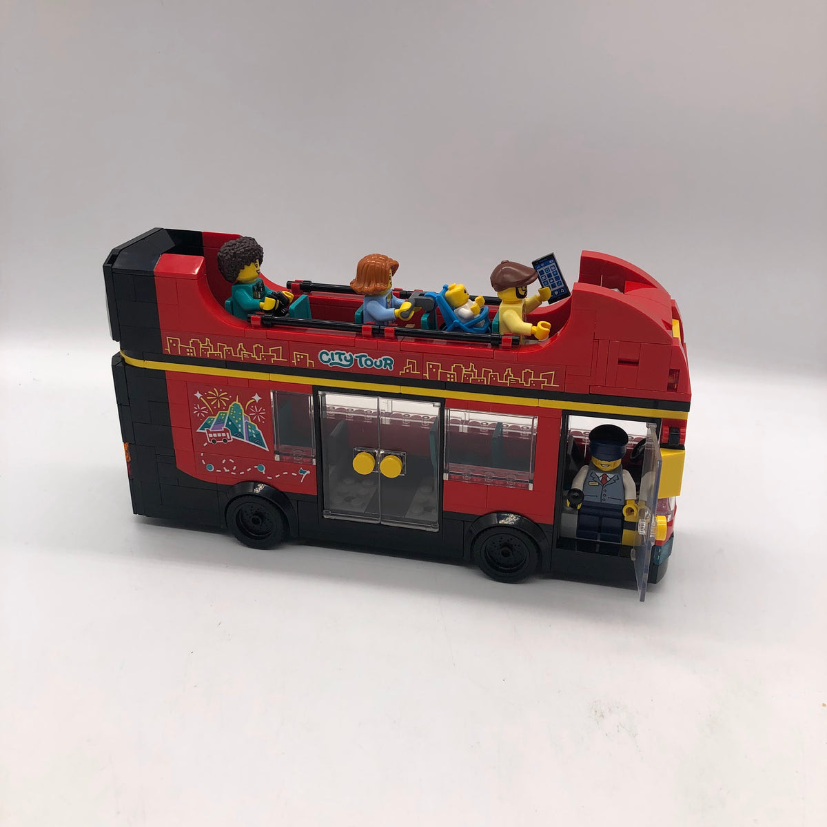 Red Double-Decker Sightseeing Bus 60407 - Used LEGO City Set – Bricks ...