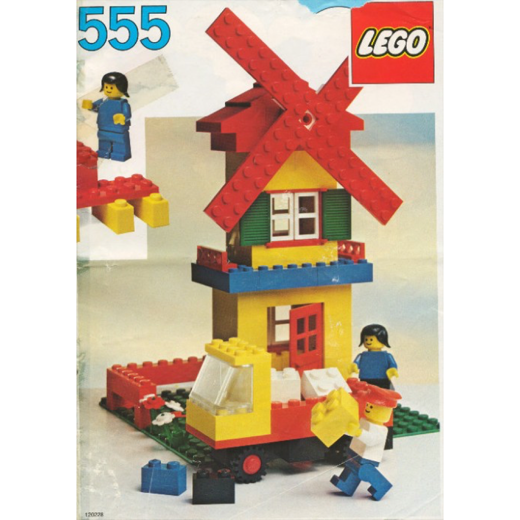 Basic Building Set 555-2 - Certified Used, 100% Complete Vintage LEGO ...