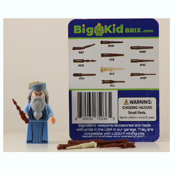 Wizarding Wands - Natural - LEGO®-Compatible Accessories – Bricks ...