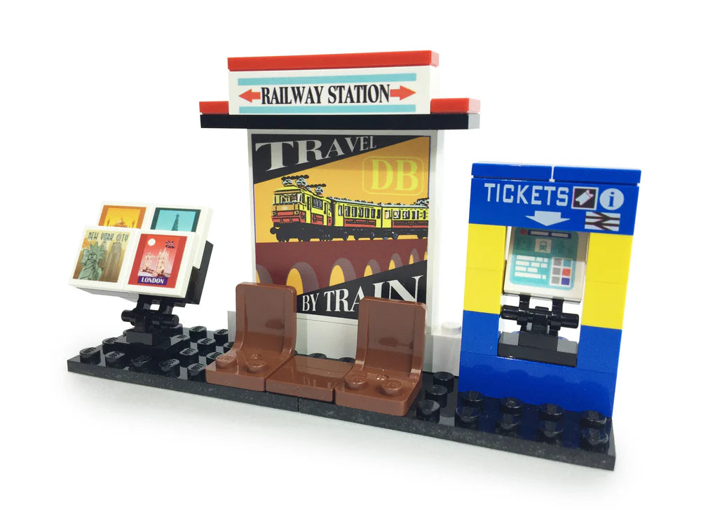 Brickland Railway Station - Custom Brick Loot LEGO Kit – Bricks ...