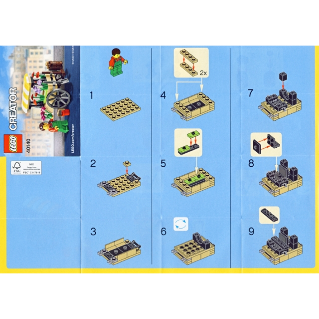Flower Cart Polybag 40140 - New LEGO® Creator™️ Set – Bricks & Minifigs ...