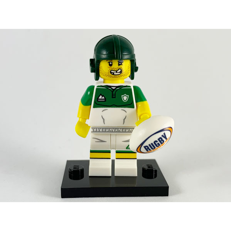 Series 19 - Rugby Player - LEGO® Collectible Minifigure Series – Bricks ...