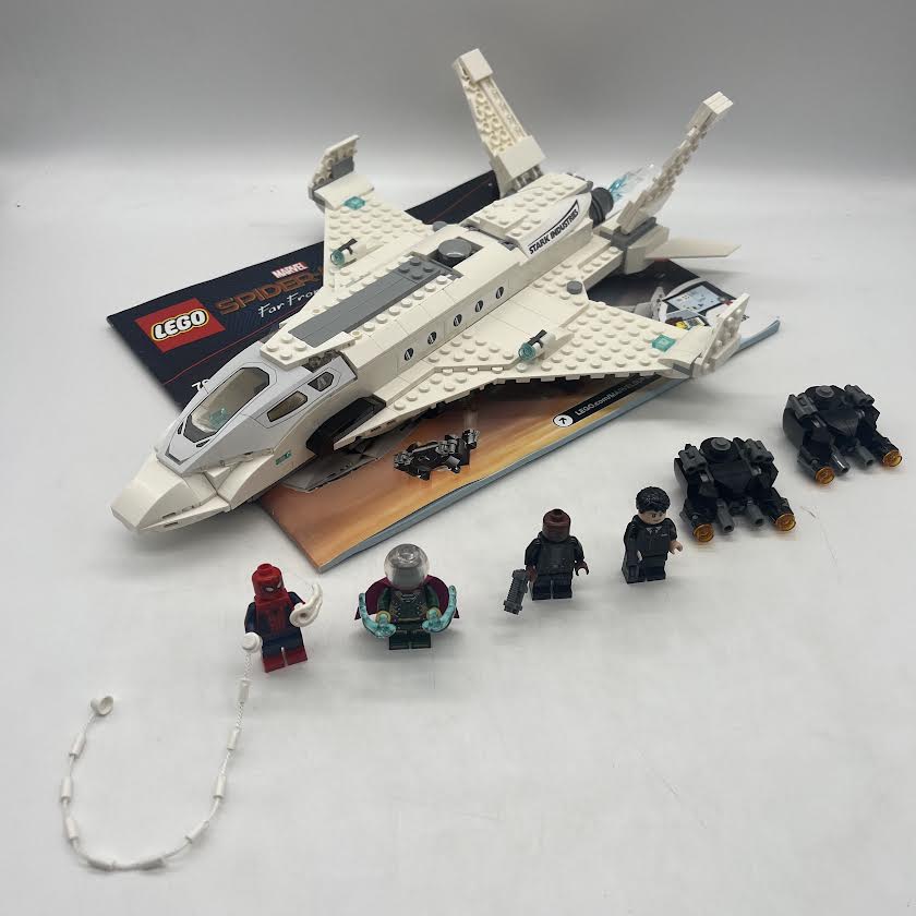 76130 Stark Jet and the Drone Attack - Used LEGO Marvel Set – Bricks ...