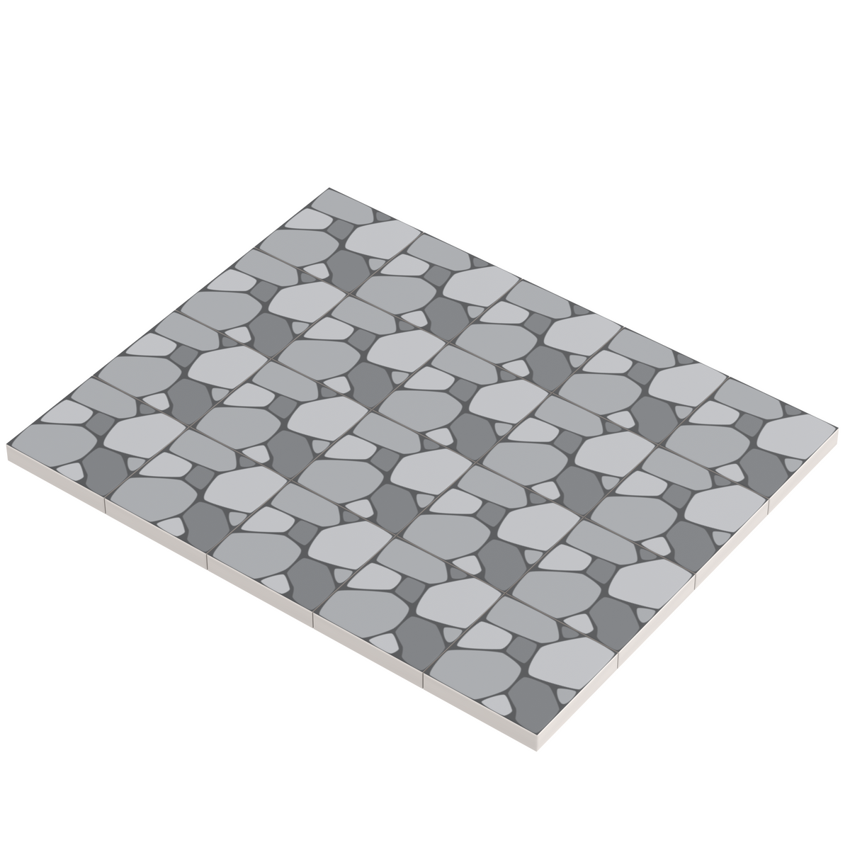 B3 Customs Cobblestone Tile Part Pack (20 Tiles) made with LEGO parts ...