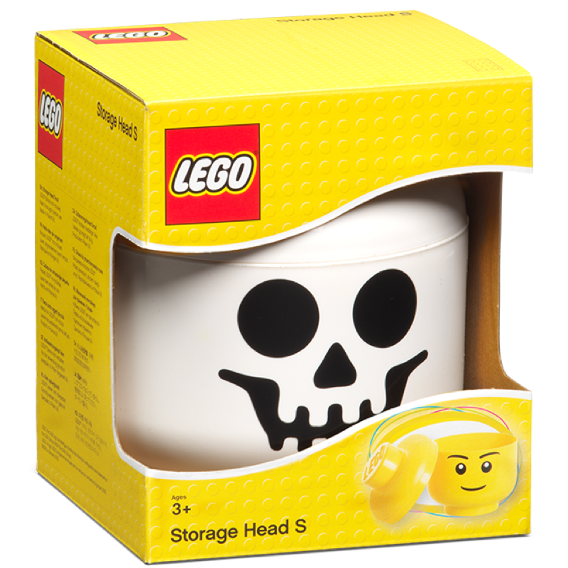 LEGO Storage Head Small Skeleton - LEGO® Storage and Gear – Bricks ...