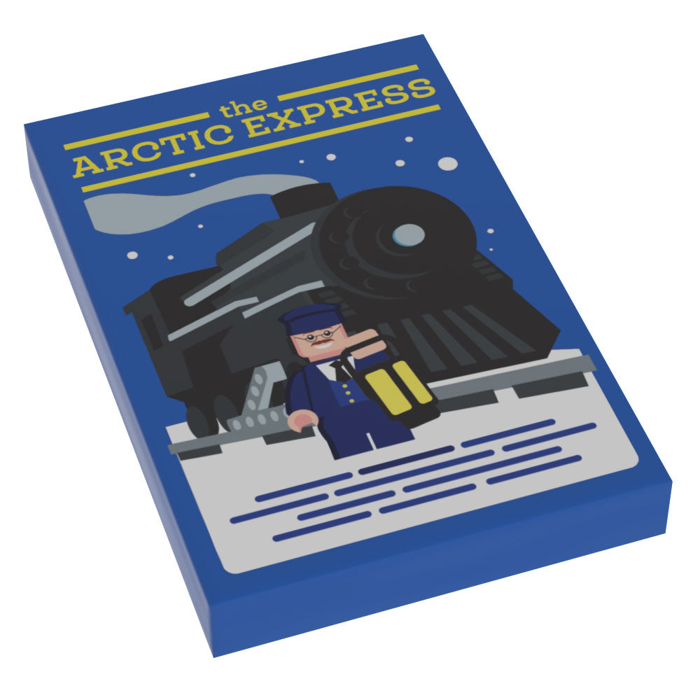 Arctic Express Train Christmas Movie Cover (2x3 Tile) - B3 Customs ...