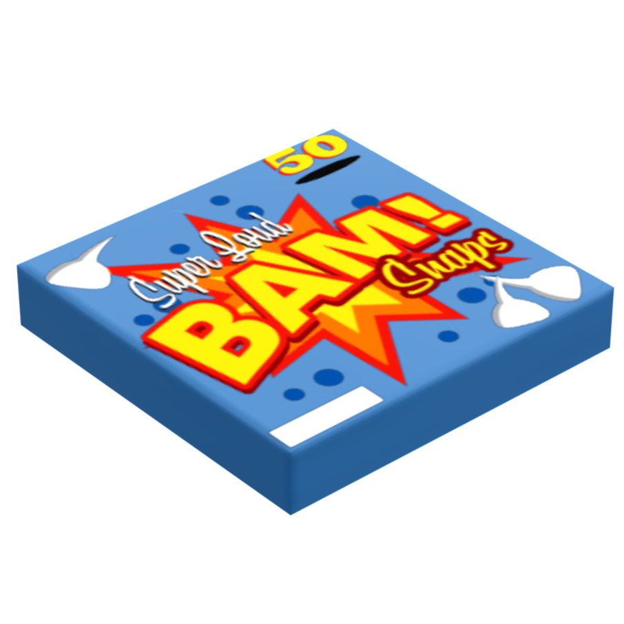B3 Customs® BAM! Snaps Minifig Fireworks (2x2 Tile), 4th of July ...