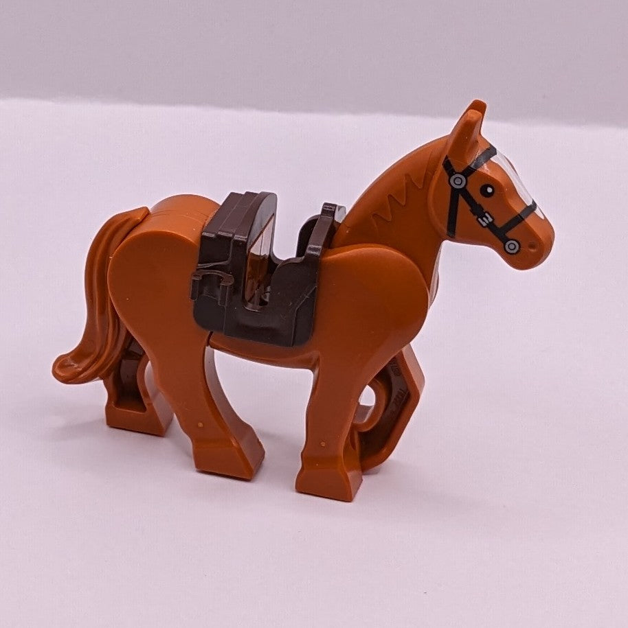 Rearing Horse with Saddle - LEGO Animal – Bricks & Minifigs Eugene