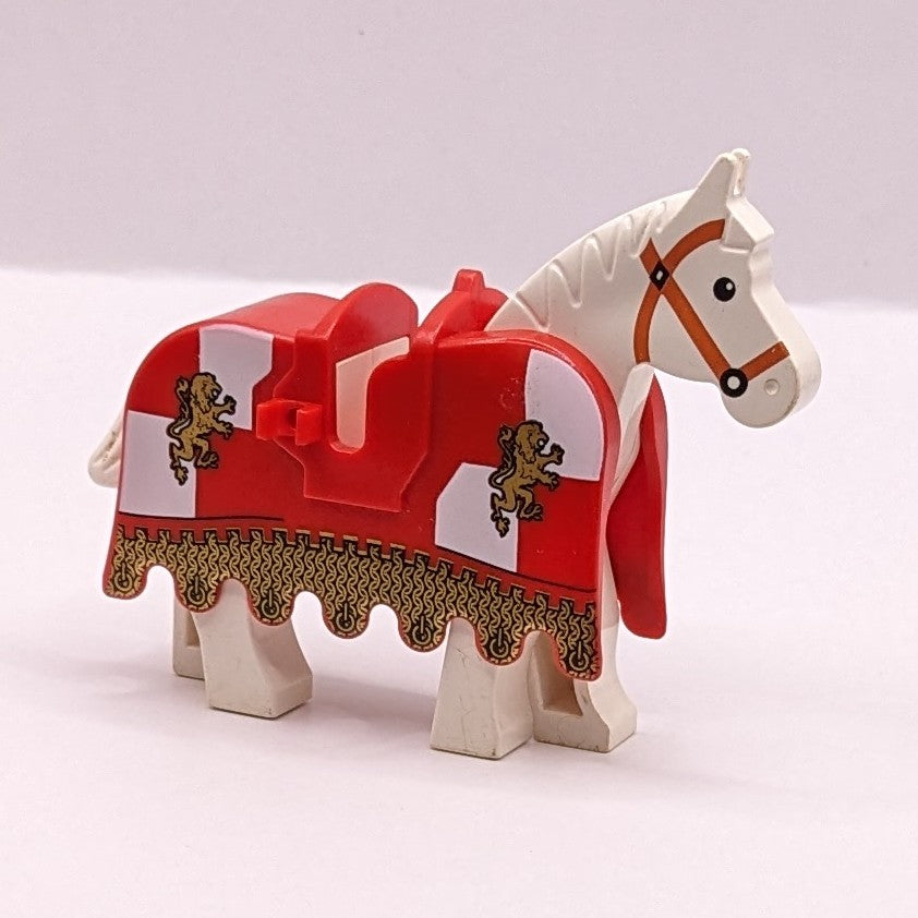 Horse with Barding, Castle - LEGO Animal – Bricks & Minifigs Eugene