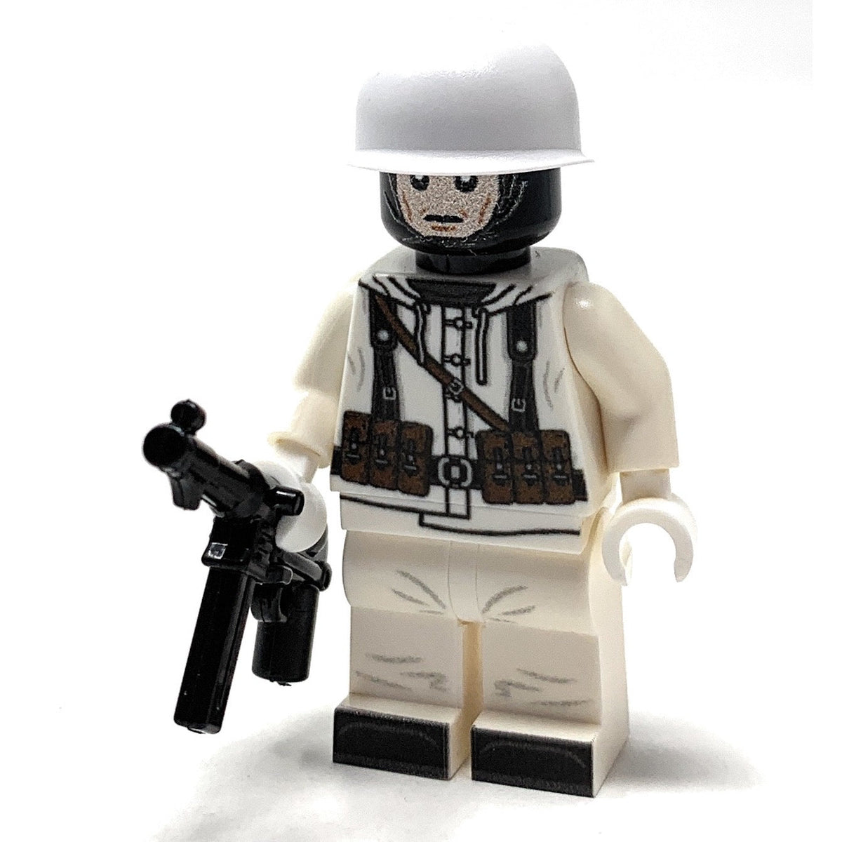 B3 Customs German WW2 Winter Soldier w/ MP40 Military Minifig – Bricks ...