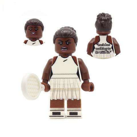 Serena the Tennis Champ - Custom LEGO® Minifigure – Bricks & Minifigs ...