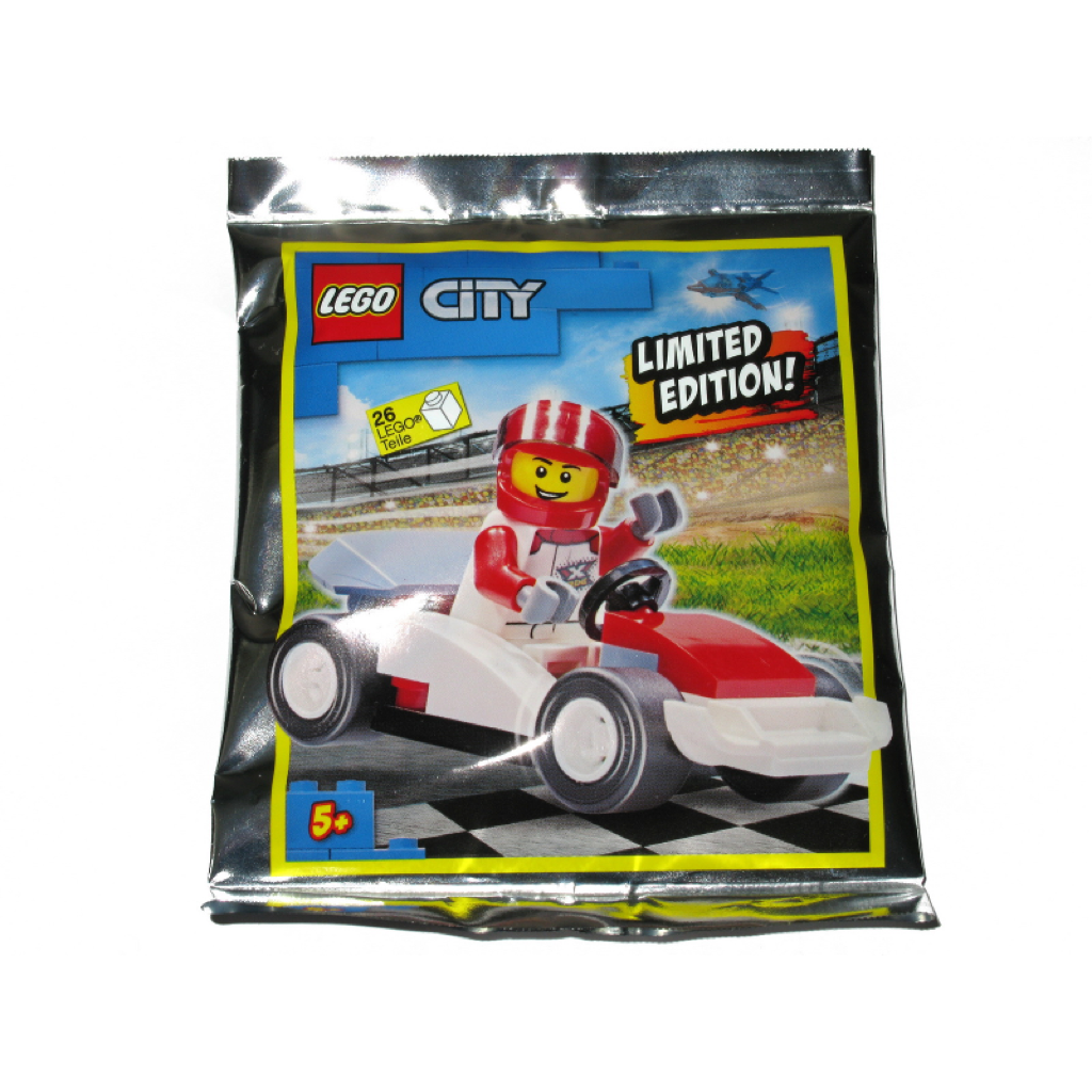 Driver and Race Car - Mini Foil Pack - New LEGO® City™️ Set – Bricks ...
