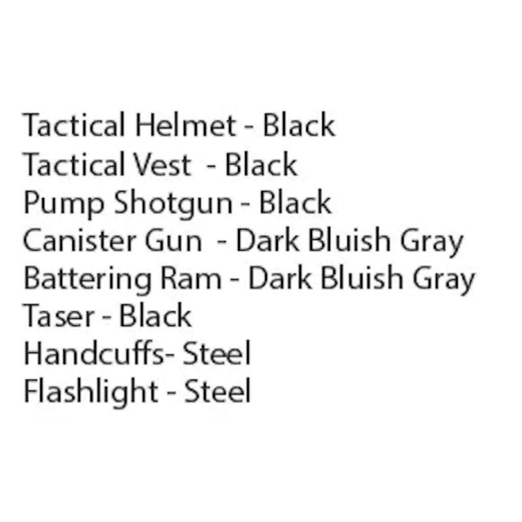 Tactical - FBI Raider - LEGO®-compatible Minifigure Accessory Pack ...