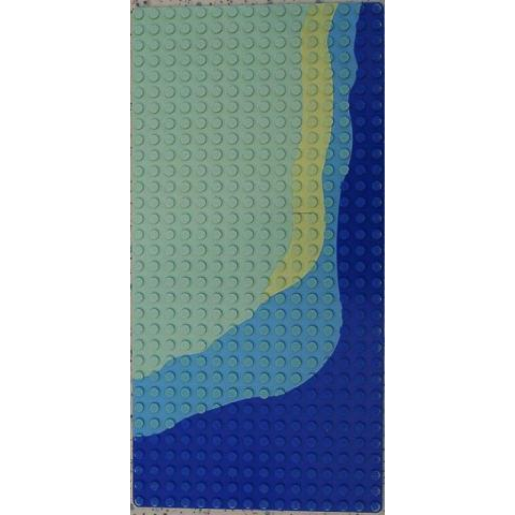 LEGO® Baseplate 16 x 32 - Beach – Bricks & Minifigs Eugene