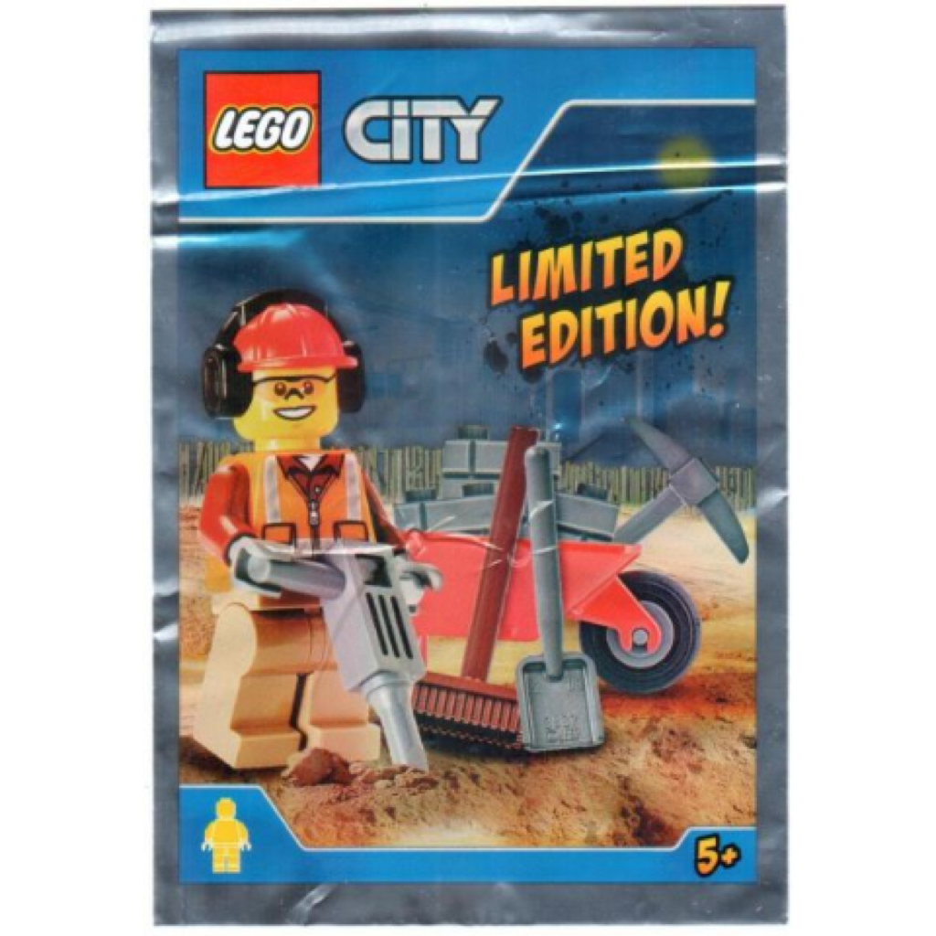 Worker with Wheelbarrow foil pack - New LEGO® City™️ Set – Bricks ...