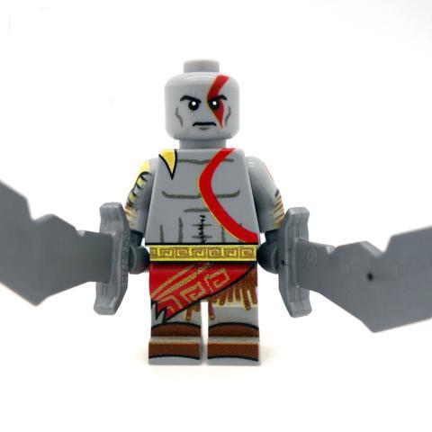 Kratos - Custom LEGO® Minifigure – Bricks & Minifigs Eugene
