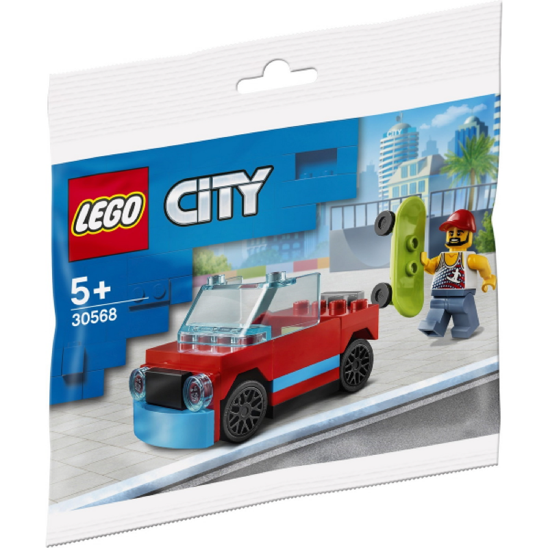 Skater Polybag 30568 - New LEGO® City™ Set – Bricks & Minifigs Eugene