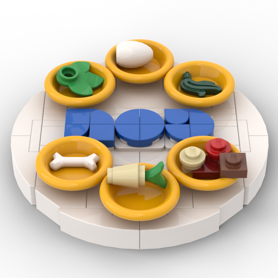 Passover Seder Plate custom LEGO® kit – Bricks & Minifigs Eugene