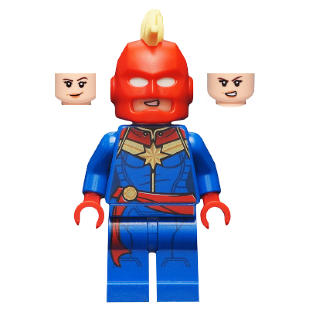 Captain Marvel - LEGO® Marvel Comics™️ Minifigure – Bricks & Minifigs ...