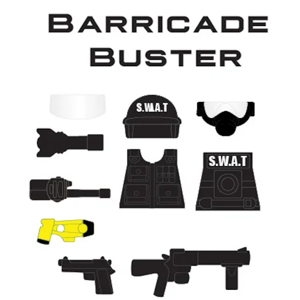 Tactical - Barricade Buster - LEGO®-compatible Minifigure Accessory ...