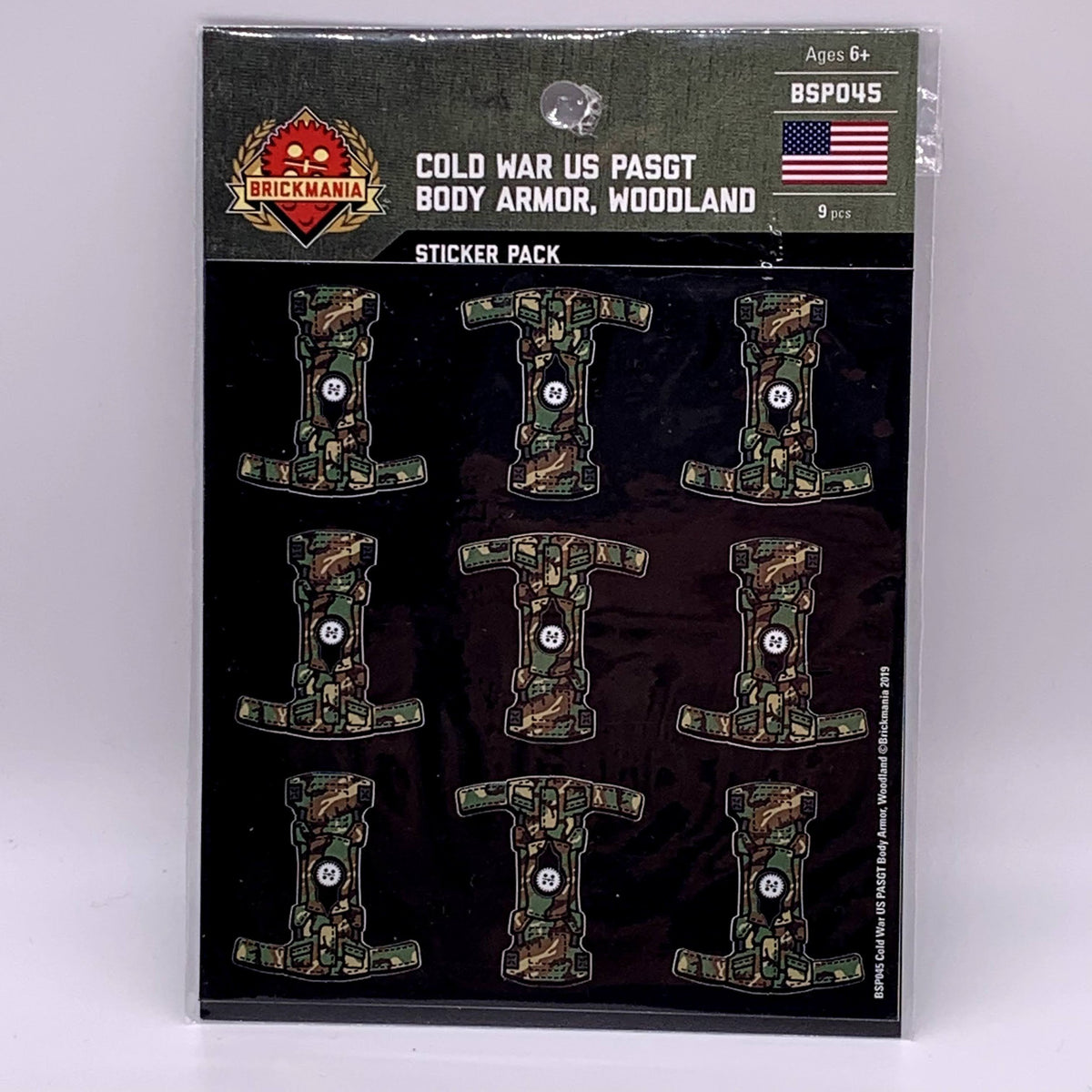 Cold War US PASGT Body Armor, Woodland - Custom LEGO® Minifigure ...