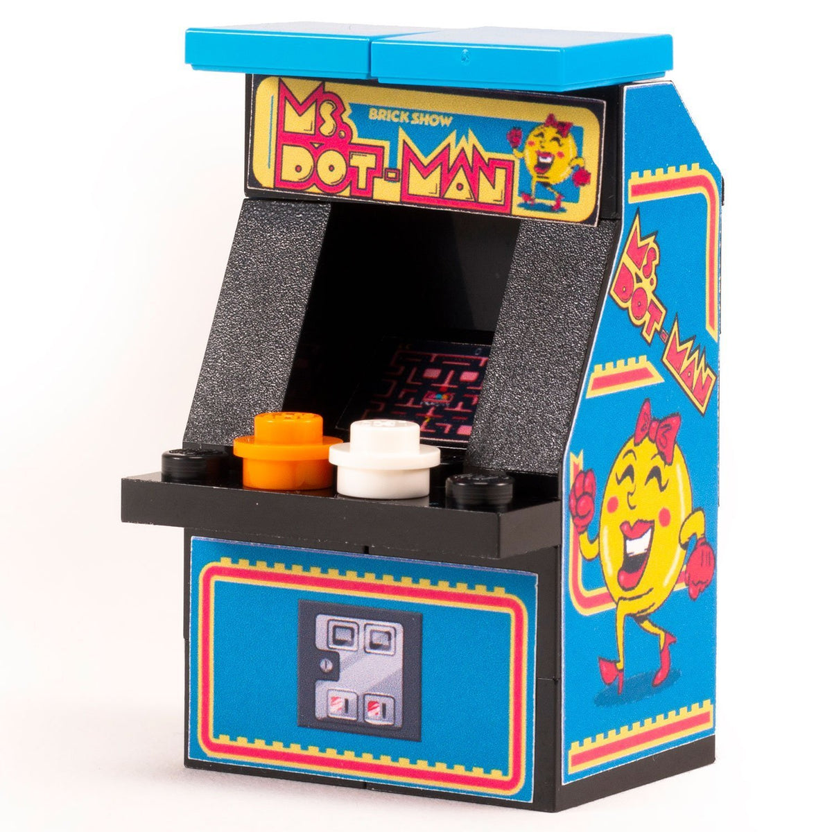 Ms. Dot Man - Arcade Game - Custom LEGO® Kit – Bricks & Minifigs Eugene