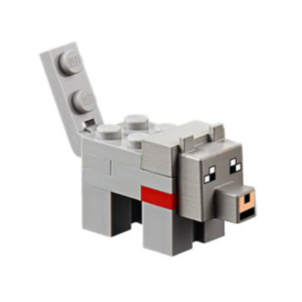 Wolf - LEGO® Minecraft™️ Minifigure – Bricks & Minifigs Eugene