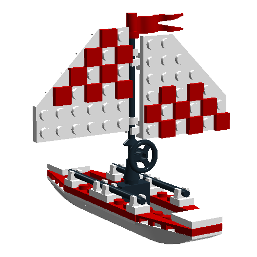 Sailboat custom LEGO® kit – Bricks & Minifigs Eugene