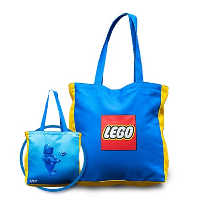 LEGO® VIP Reversible Canvas Bag - New LEGO® Gear – Bricks & Minifigs Eugene