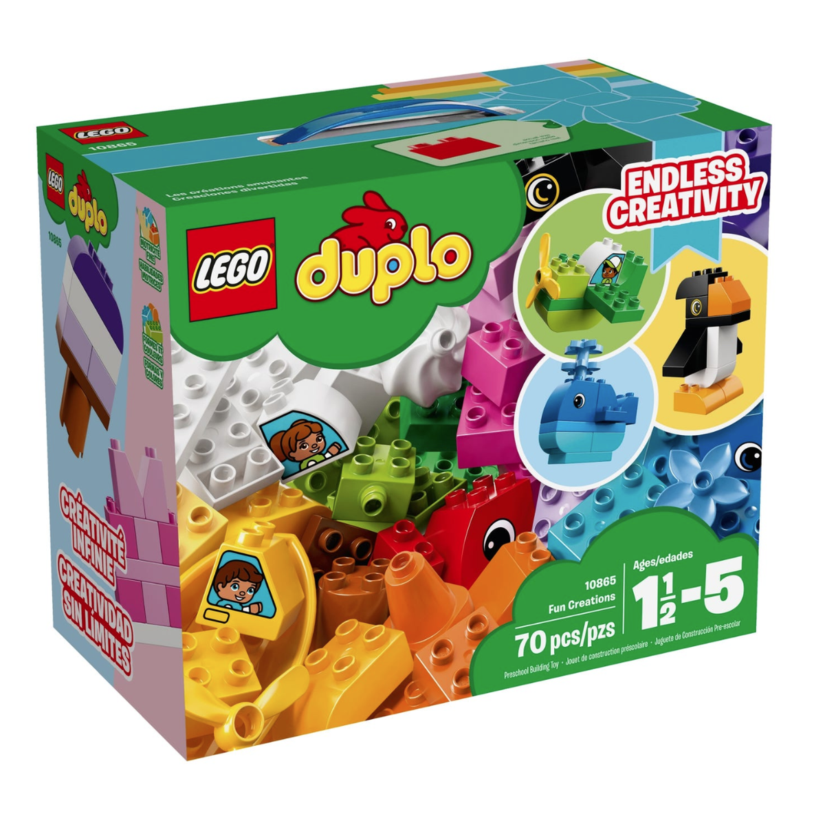 Fun Creations 10865 - New LEGO® DUPLO® Set – Bricks & Minifigs Eugene