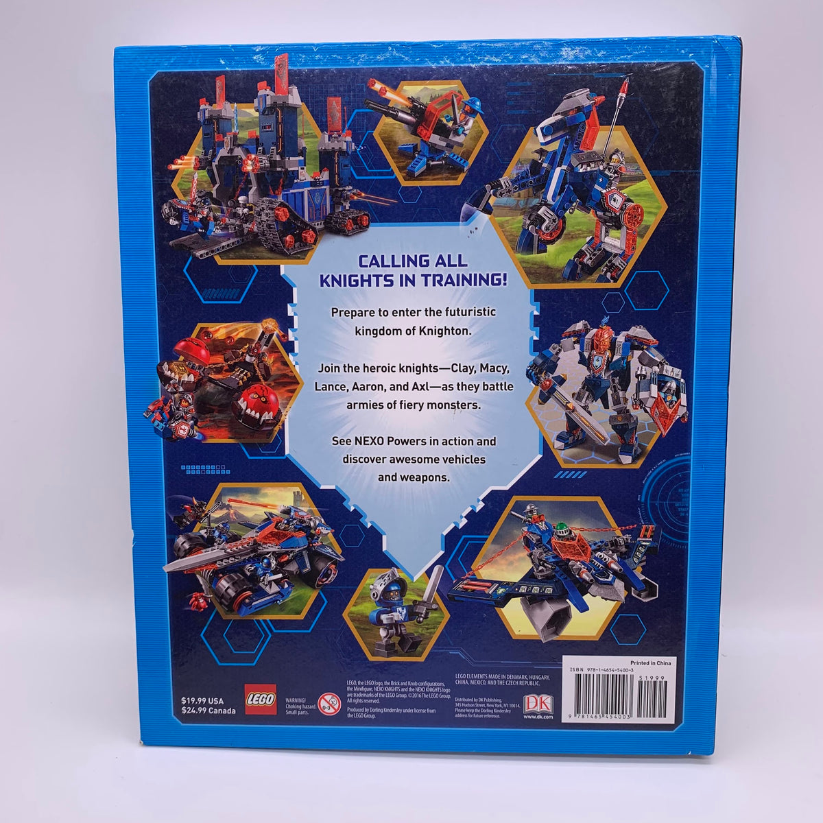 The Book of Knights - New LEGO® Nexo Knights™️ Book – Bricks & Minifigs ...