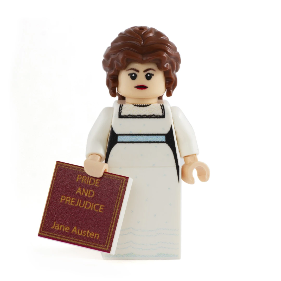 Jane Austen - Custom LEGO® Minifigure – Bricks & Minifigs Eugene