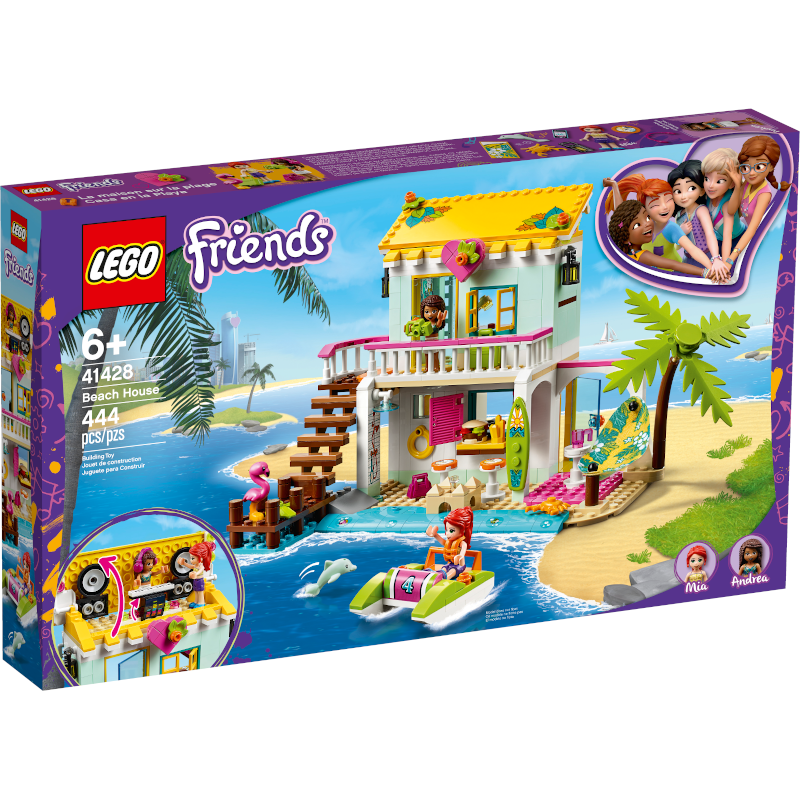 Beach House 41428 - New LEGO® Friends™ Set – Bricks & Minifigs Eugene