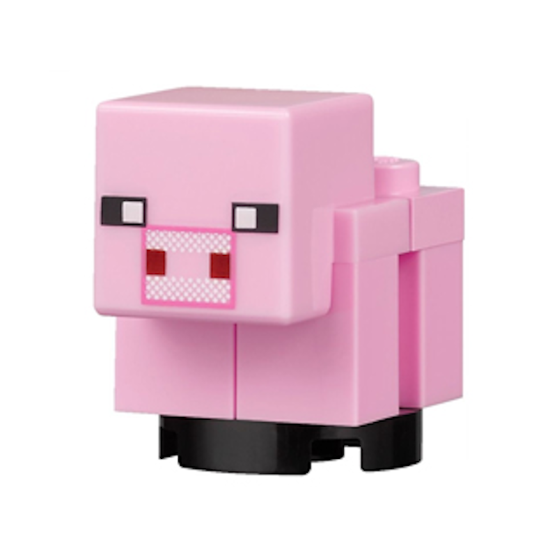 Minecraft Pig - LEGO® Minecraft™ Minifigure – Bricks & Minifigs Eugene